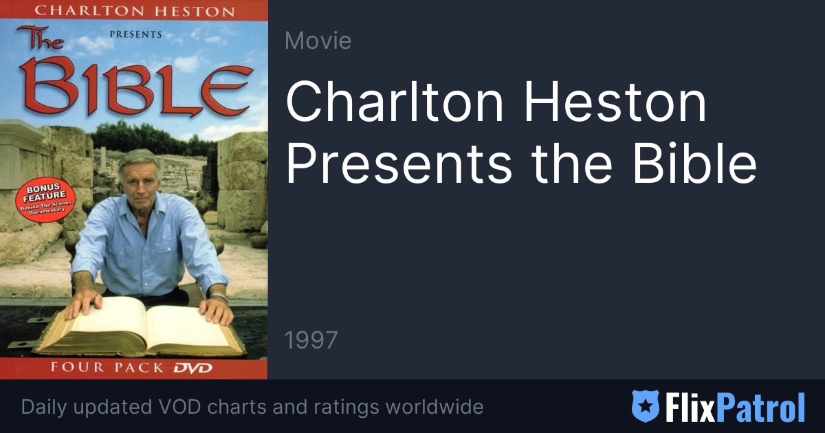 Charlton Heston Presents the Bible • FlixPatrol Charlton Heston Presents the Bible • FlixPatrol